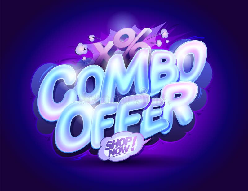 Combo Offer Banner Template Stock Vector - Illustration of clearance ...