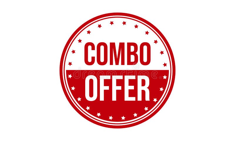 Combo Offer Rubber Stamp. Combo Offer Grunge Stamp Seal Vector ...