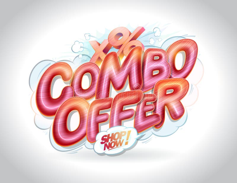 Combo Offer Stock Illustrations – 528 Combo Offer Stock Illustrations ...
