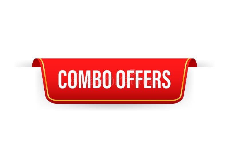 Combo Offers Banner Design on White Background. Vector Stock ...