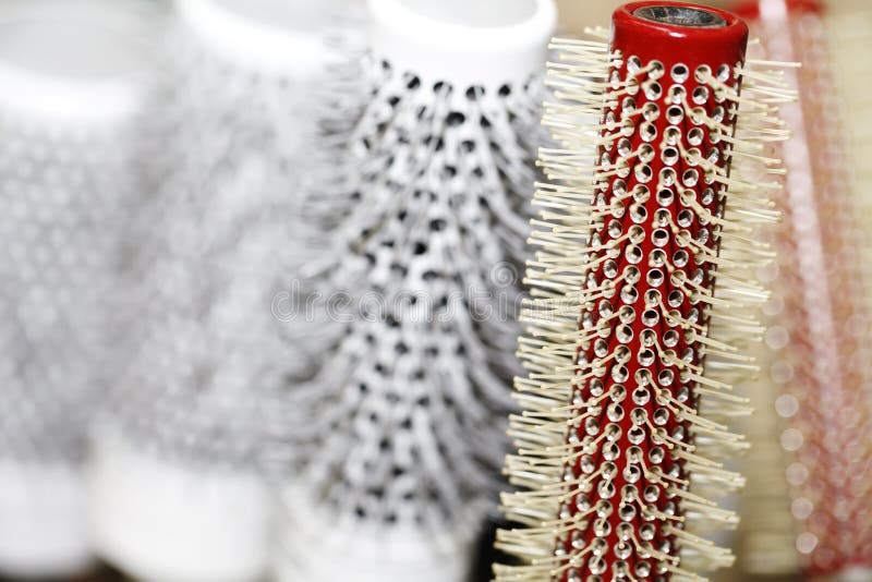 Combs, tools, close-up stock image. Image of clean, long - 66900589