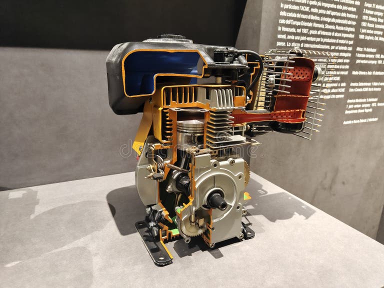 Combustion Engine Cutaway: a Detailed Exploration of the Internal ...