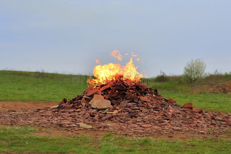 Combustion Gas in the Nature Stock Photo - Image of combustion ...