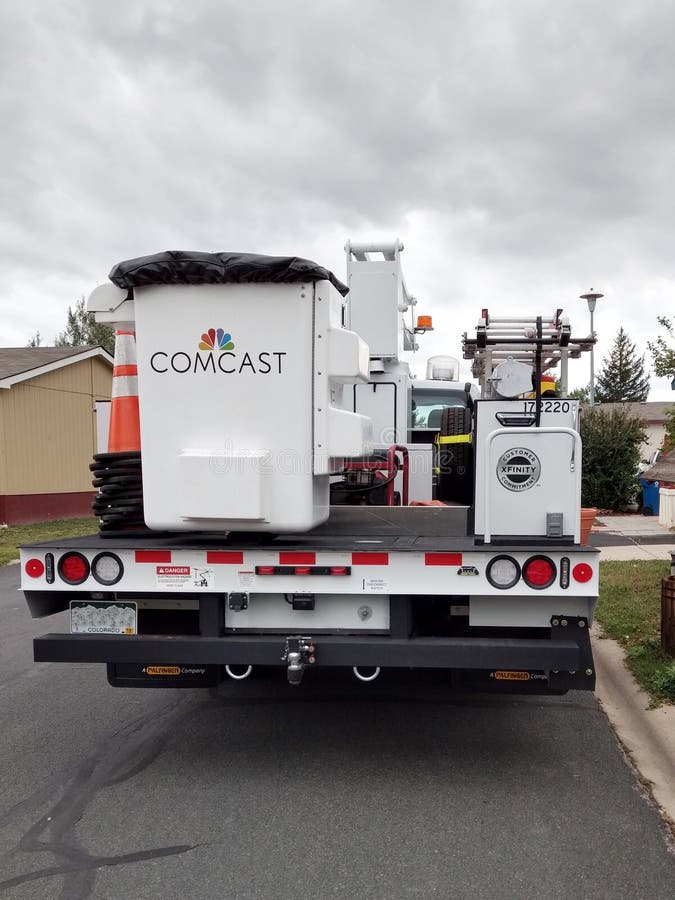 Comcast Xfinity Telecommunications Service Van Editorial Image - Image ...