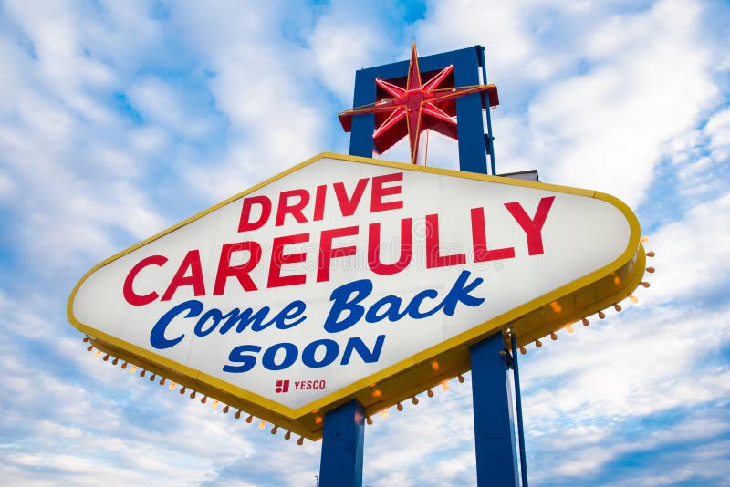 Come back soon stock image. Image of billboard, message - 23391455