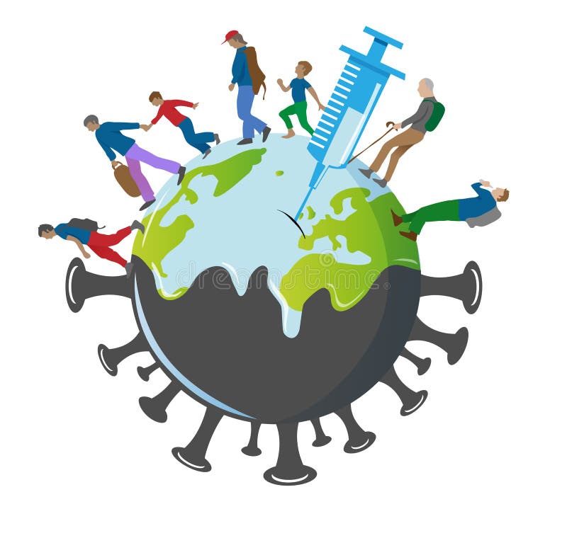 Come Back To Life after the Coronavirus Covid-19 Stock Vector ...