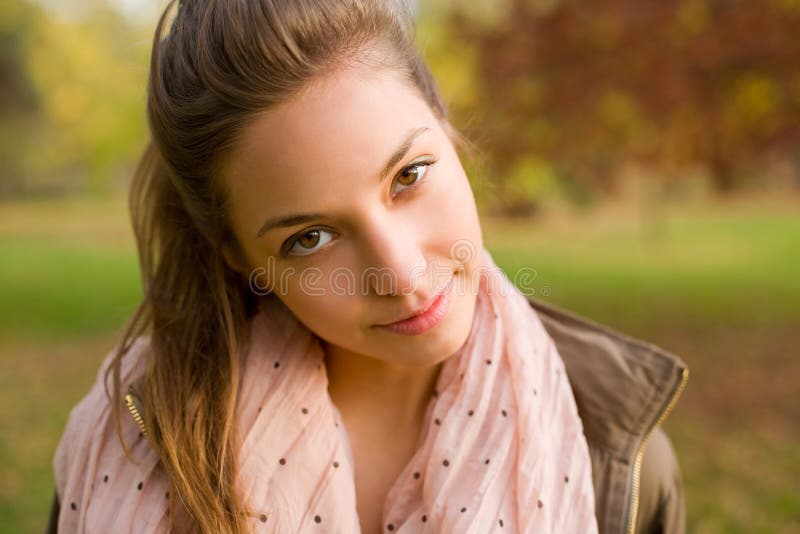 Young Beautiful Woman Sign Come Here! Stock Image - Image of simplicity ...
