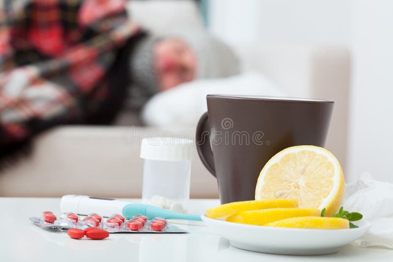 Come down with flu stock photo. Image of exhausting, shivers - 36039054