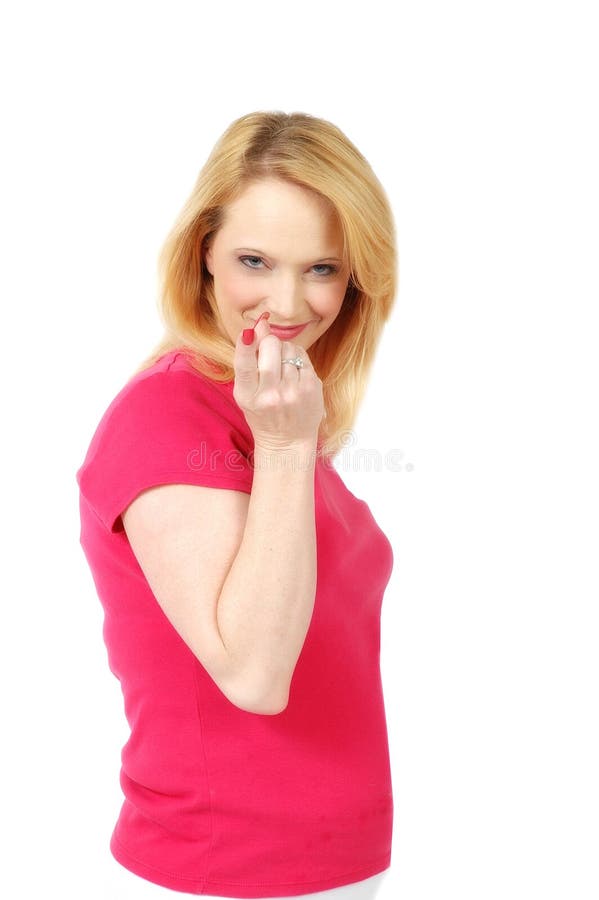 Come Here stock photo. Image of communicate, want, advertise - 753022