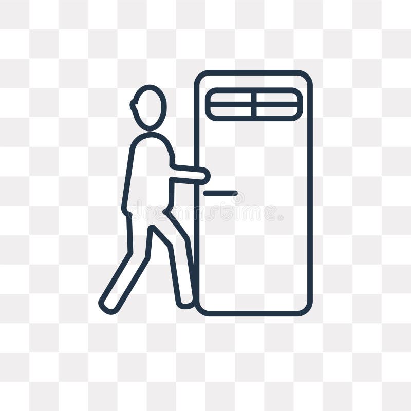 Linear Come in Icon from Humans Outline Collection. Thin Line Come in ...