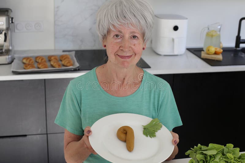 Comedian Offering a Special Menu Stock Photo - Image of meme, gourmet ...