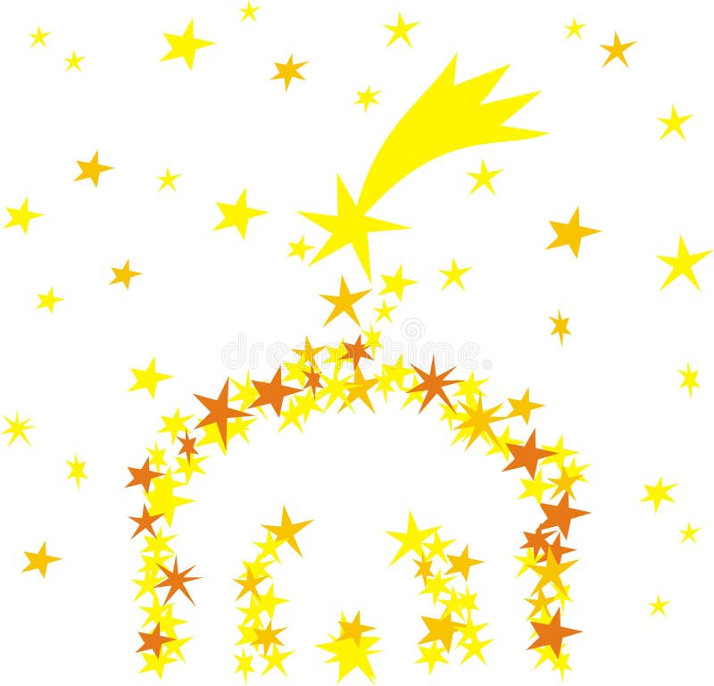 Comedoiro Feito Das Estrelas Ilustração do Vetor - Ilustração de ...