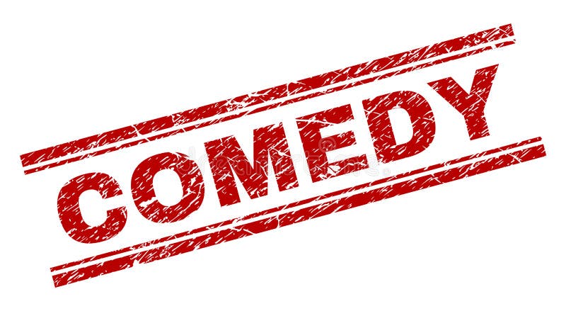 Scratched Textured COMEDY Stamp Seal Stock Vector - Illustration of ...