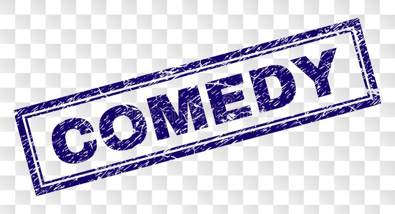 Grunge COMEDY Rectangle Stamp Stock Vector - Illustration of overlay ...