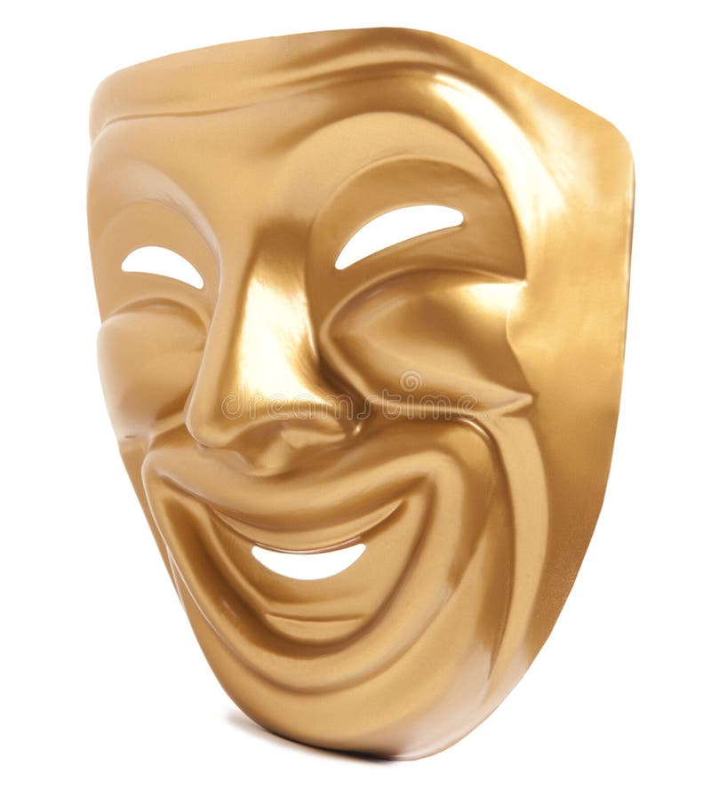 Comedy theatrical mask stock image. Image of operetta - 34874439