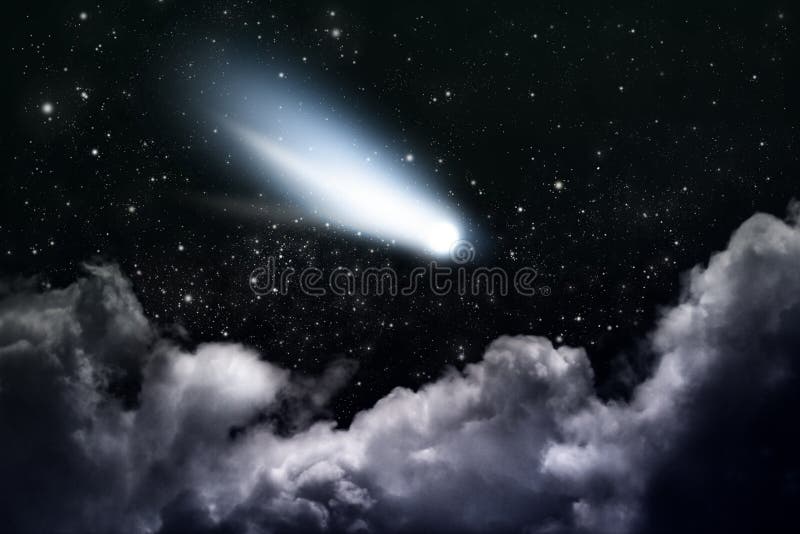Comet stock image. Image of scenic, constellation, universe - 29685249