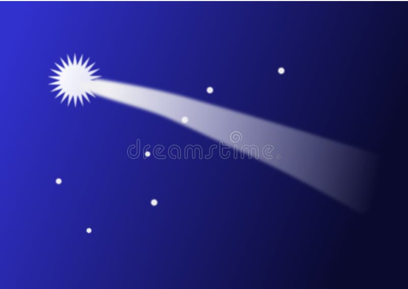 Comet stock illustration. Illustration of comet, christmas - 4029851