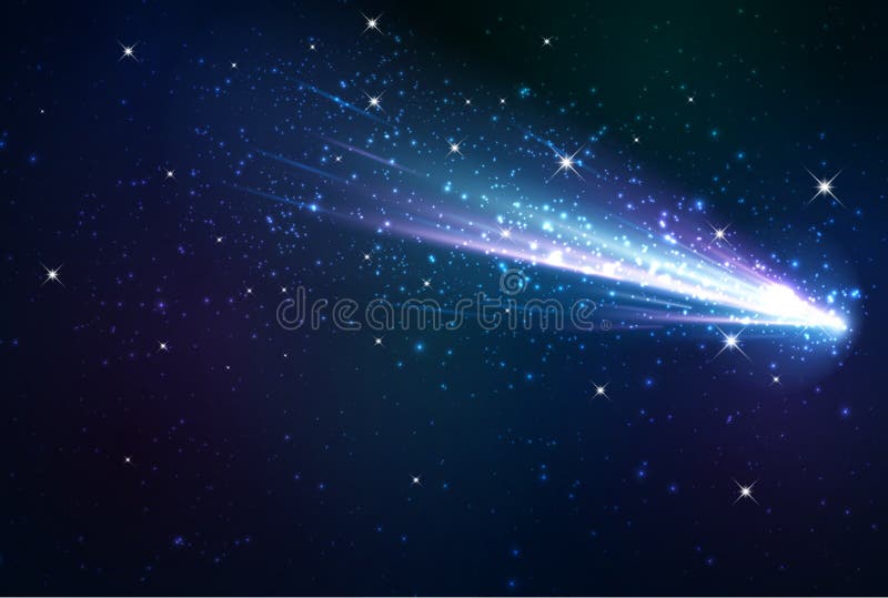 Comet background stock vector. Illustration of shooting - 63047688