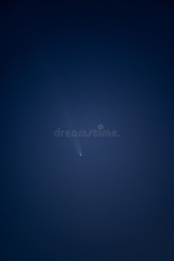 Comet C 2023 A3 Tsuchinshan Atlas Visible Just after Sunset Stock Image ...