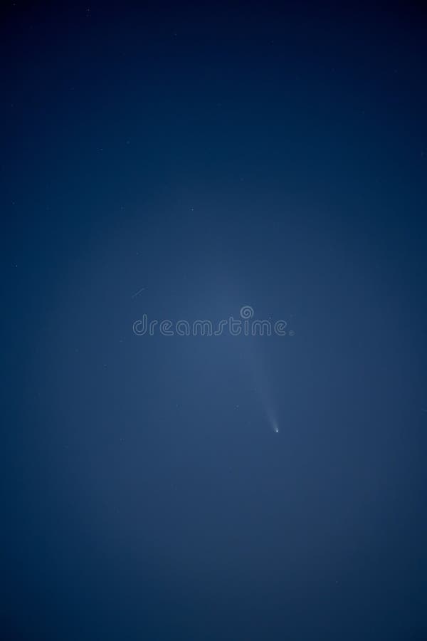 Comet C 2023 A3 Tsuchinshan Atlas Visible Just after Sunset Stock Photo ...