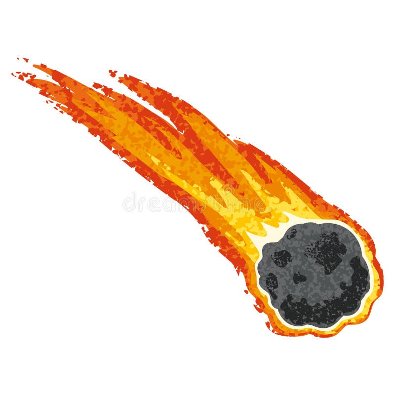 Comet Colorful Illustration Stock Vector - Illustration of bright ...