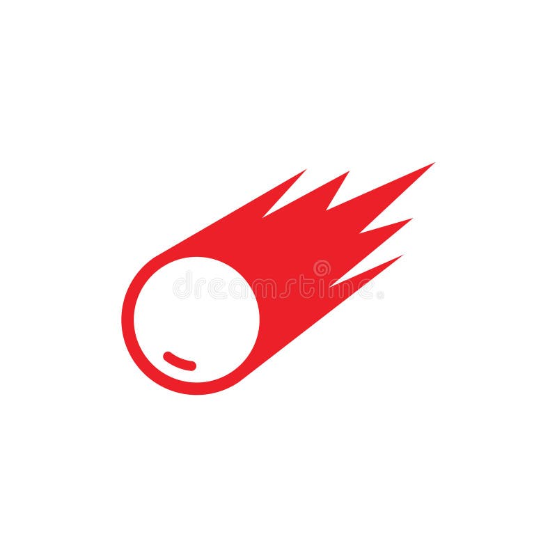 Comet Icon Design Template Vector Isolated Illustration Stock Vector ...