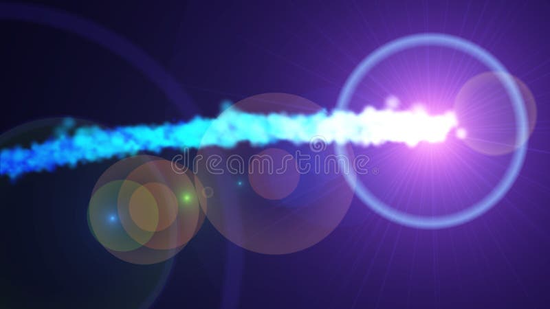 Comet in the sky at Night stock illustration. Illustration of bright ...