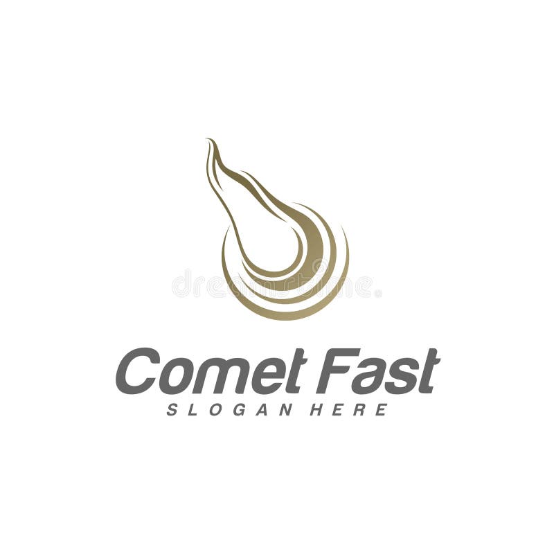 Comet Logo Vector, Comet Logo Design Template, Icon Symbol ...