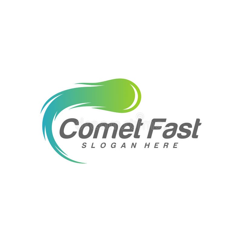 Comet Logo Vector, Comet Logo Design Template, Icon Symbol ...