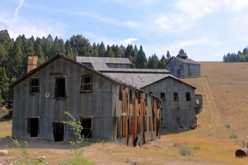 Comet Montana Ghost Town Mill Stock Photo - Image of ghost, pale: 99179352