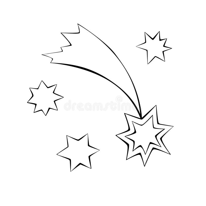 Stary Sky Coloring Stock Illustrations – 8 Stary Sky Coloring Stock ...