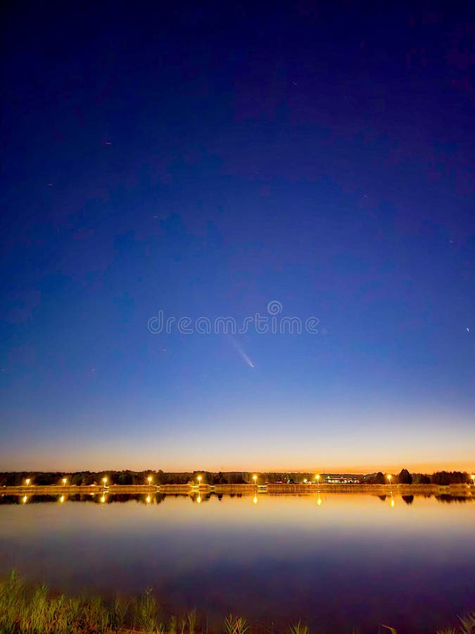 Comet stock photo. Image of comet, lights, colorful - 342904298