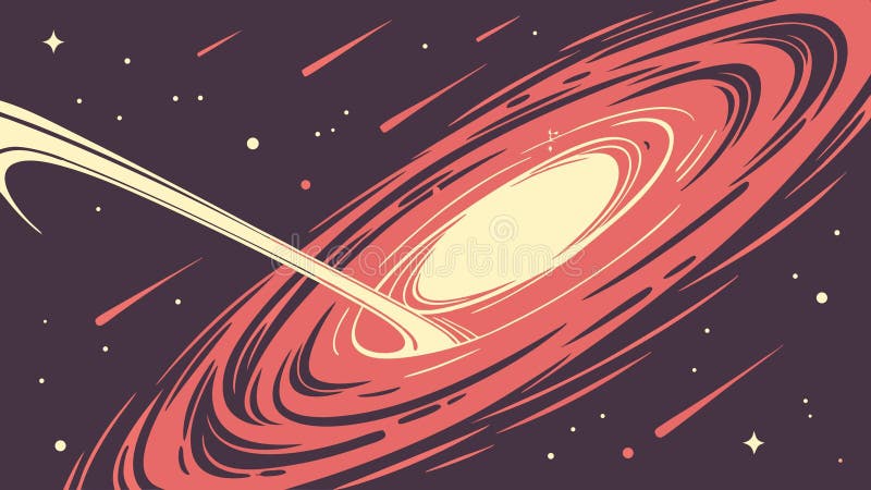 Comet in Space, Cosmic Event Vector Design. Vector Design Generative AI ...