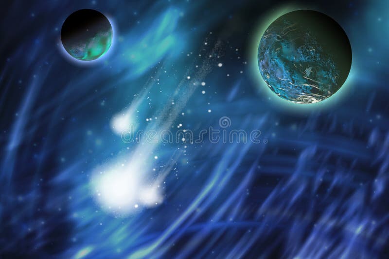Comets stock illustration. Illustration of explode, escape - 9093966