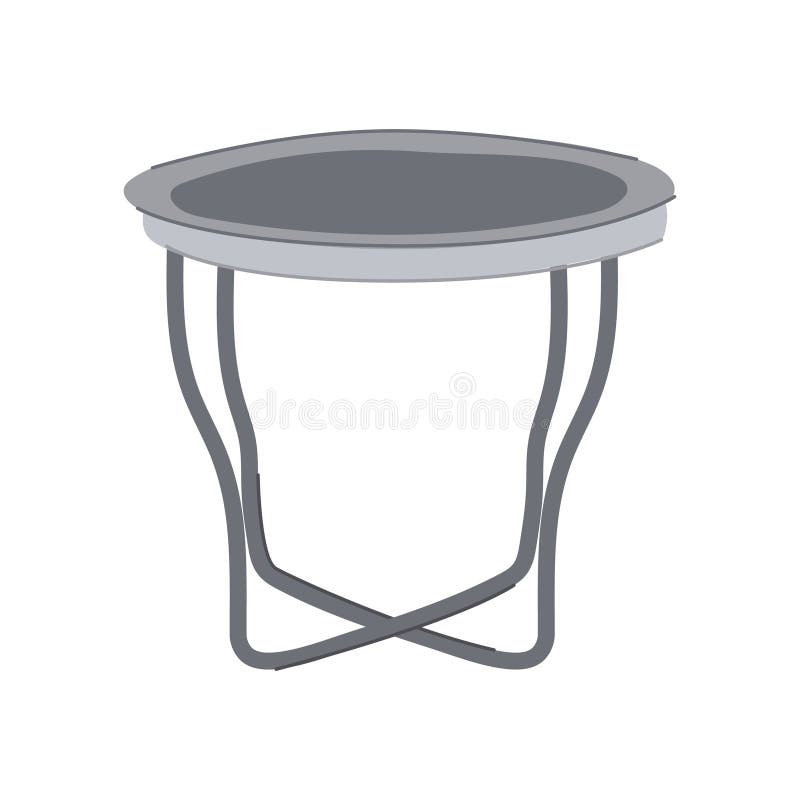 Comfor Folding Table Cartoon Vector Illustration Stock Vector ...