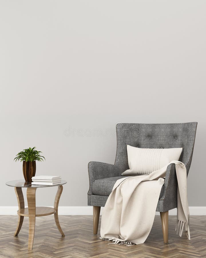 Comfort Space in Home. Living Room Interior Stock Illustration ...