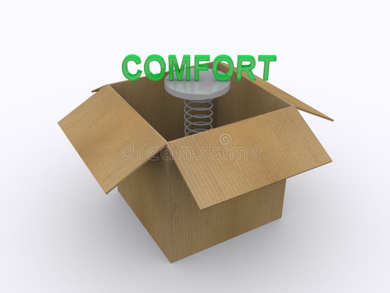 Comfort stock illustration. Illustration of carton, opportunity - 42224175