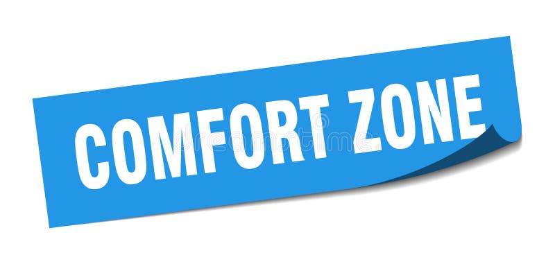 Comfort Zone Sticker. Comfort Zone Square Isolated Sign Stock Vector ...