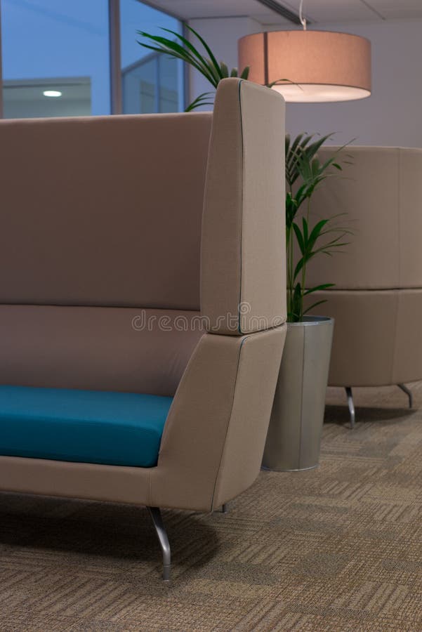 Comfortable Commercial Seating Area Stock Photo - Image of rest, carpet ...