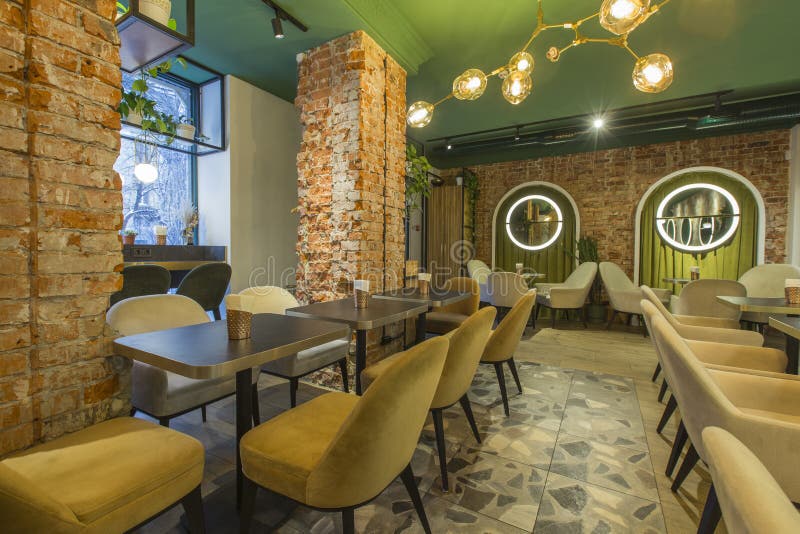 Comfortable Cozy Place for Having a Rest, without People Stock Photo ...