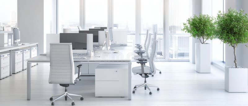 Comfortable and Ergonomic Workspace with Adjustable Desks and Chairs in ...