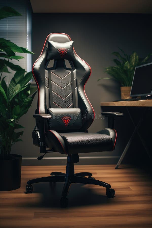 Comfortable Gaming Chair, Gaming Room Setup, Generative AI Stock ...
