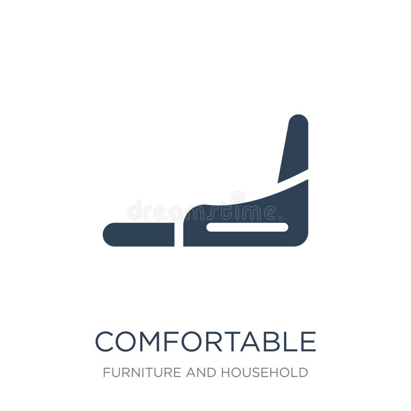 Comfortable Icon in Trendy Design Style. Comfortable Icon Isolated on ...