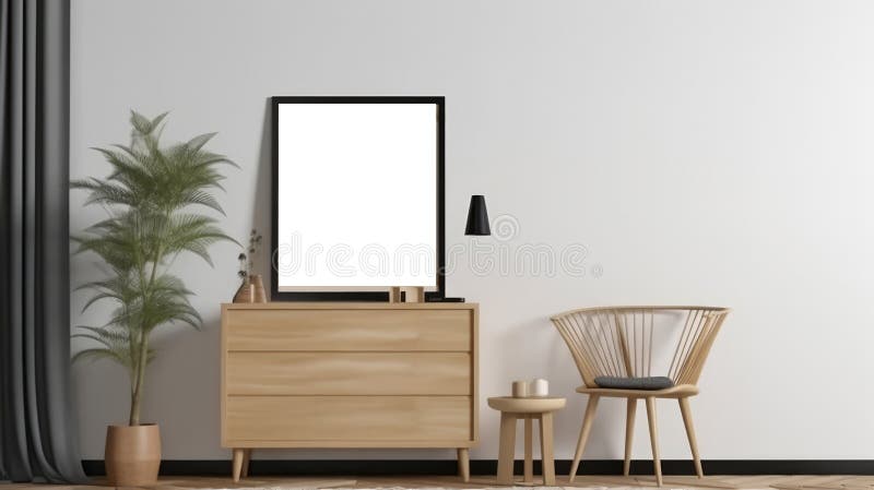 Comfortable Interior Design with Large Sofa and Beautiful Decoration Ai ...