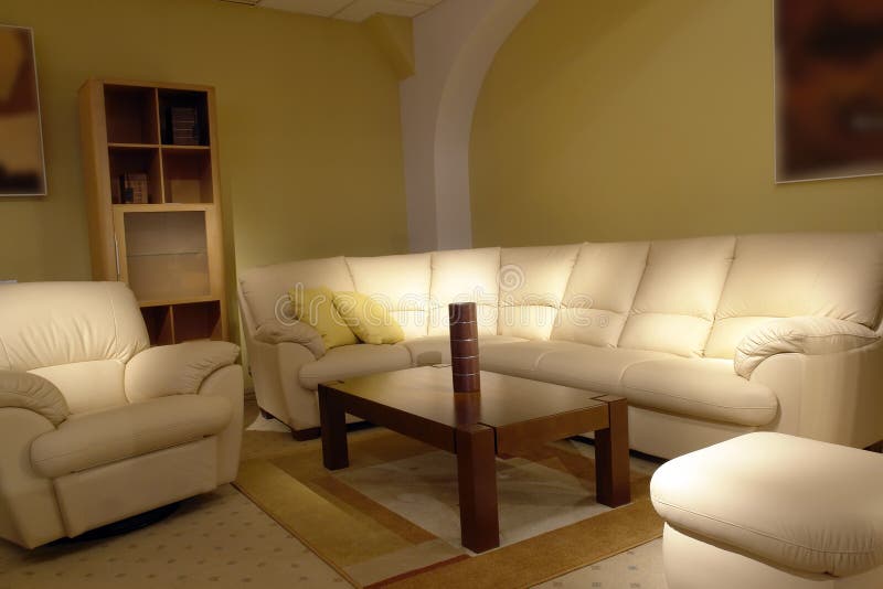 Comfortable living room stock photo. Image of home, sofa - 3886286