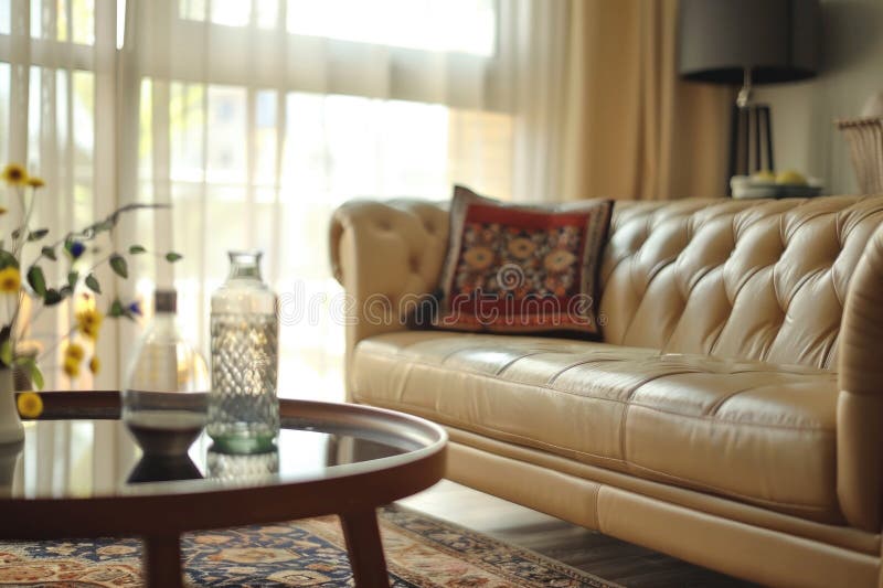 Comfortable Living Room with Modern Furniture. Ideal for Interior ...