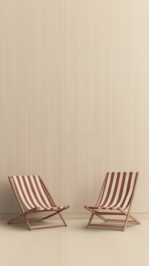Comfortable Lounge Chairs Create a Relaxed Atmosphere in a Modern ...