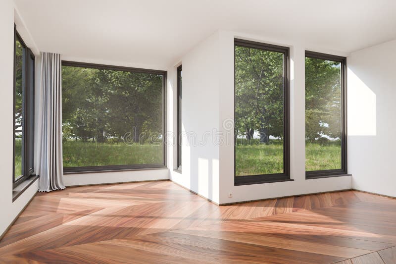 Comfortable and Modern Dining and Living Room Interior Rural Design ...