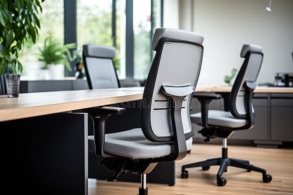 Comfortable Office Chairs Representing Good Ergonomics at the Workplace ...