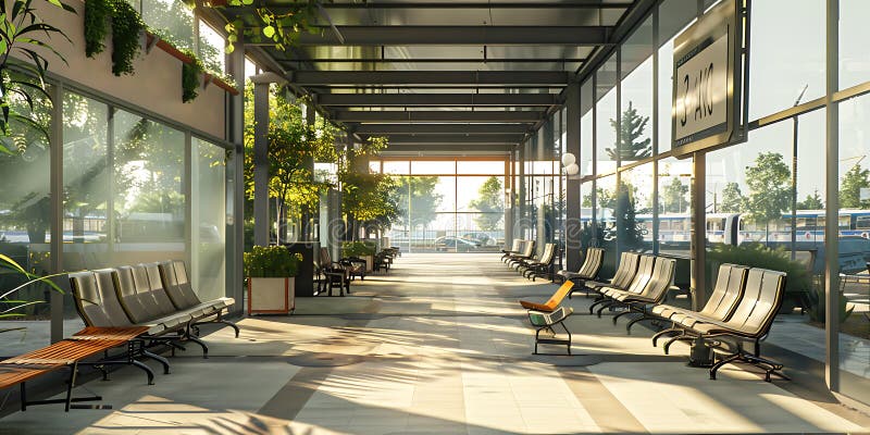 Comfortable Rest Areas for Tourists Background - Ai Generated Stock ...